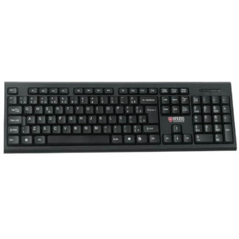 Teclado com fio USB Básico Kross Elegance KE-K095 - celltronics