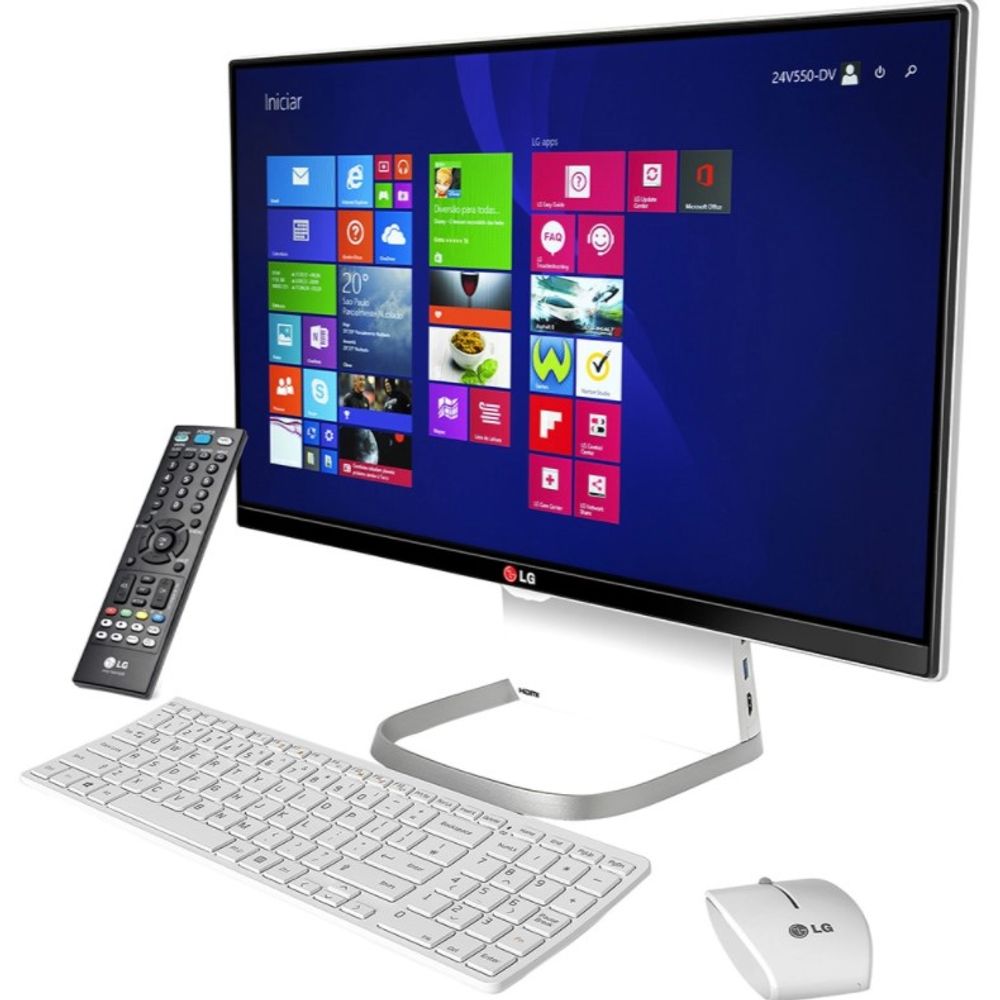 Computador LG All In One 27V750-G.BK33P1 Intel Core I5-5200u, 2.20ghz, 4GB, 1TB, Windows 8.1, TV ...
