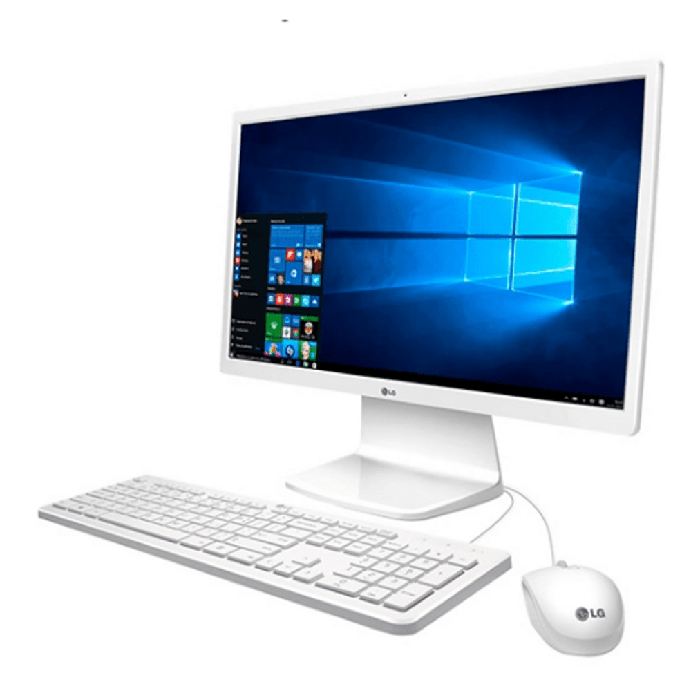 Computador LG All In One 22V240-L.BJ31P1 Intel Celeron Quad Core 4GB DDR3 500GB W10 Tela 21,5 ...