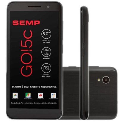 Smartphone Semp Go! 5C 16GB 1GB RAM Tela 5" | Celltronics - celltronics